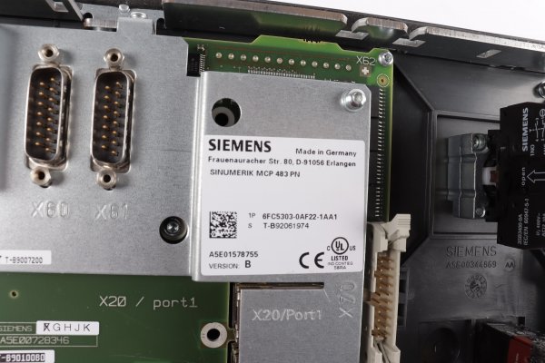 Siemens SINUMERIK MCP 483 PN Maschinensteuertafel 6FC5303-0AF22-1AA1 ...
